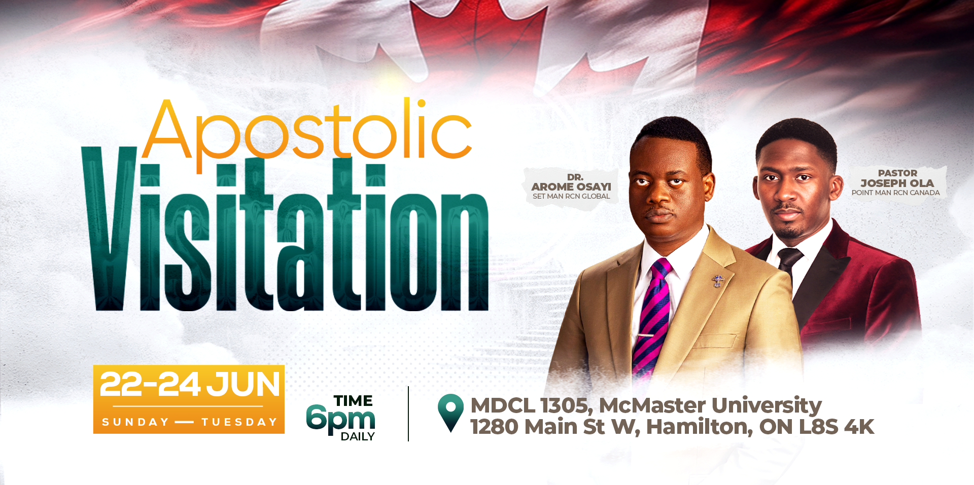 Apostolic Visitation Registration – RCN Canada